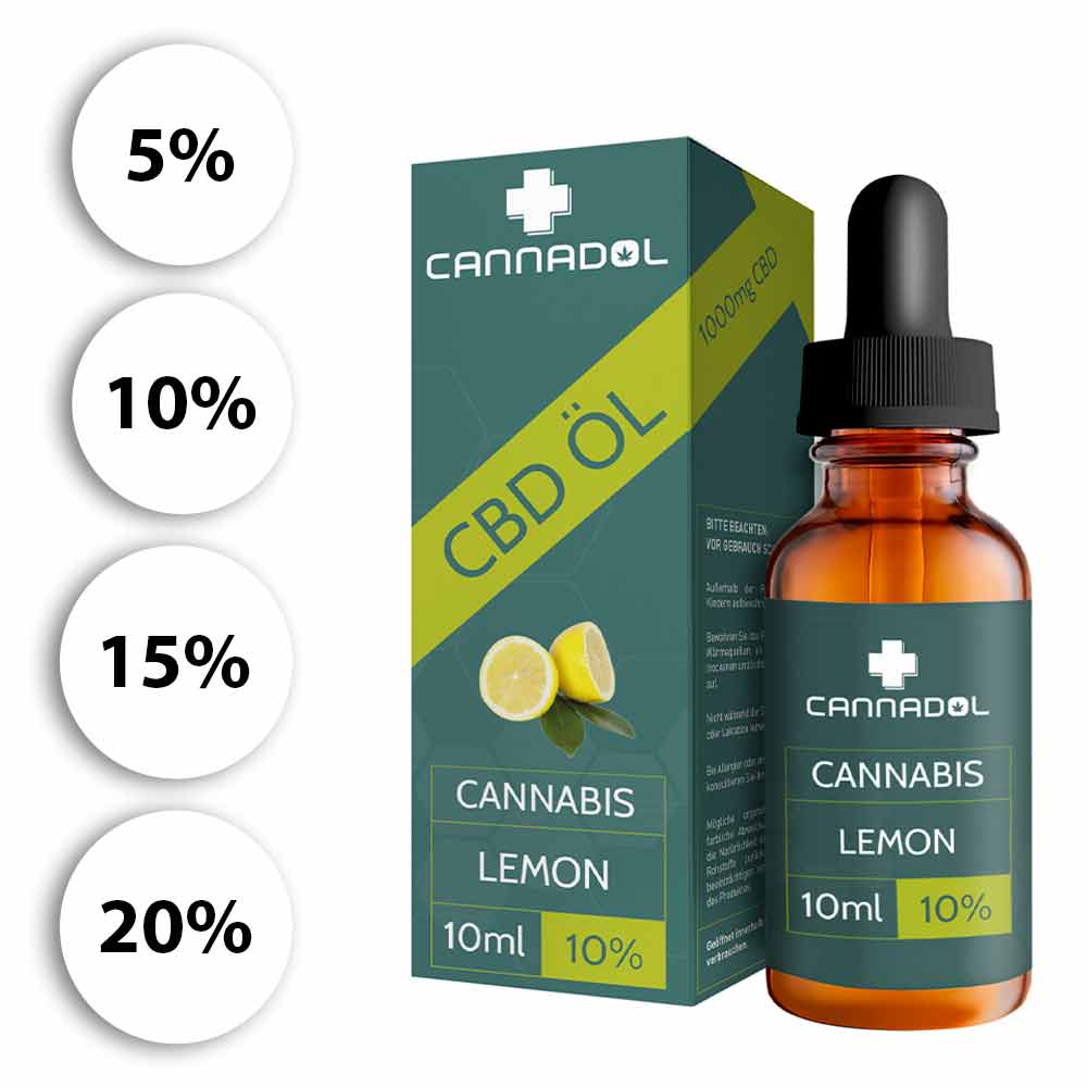 Cannadol Lemon CBD Öl Vollspektrum | günstig Großhandel